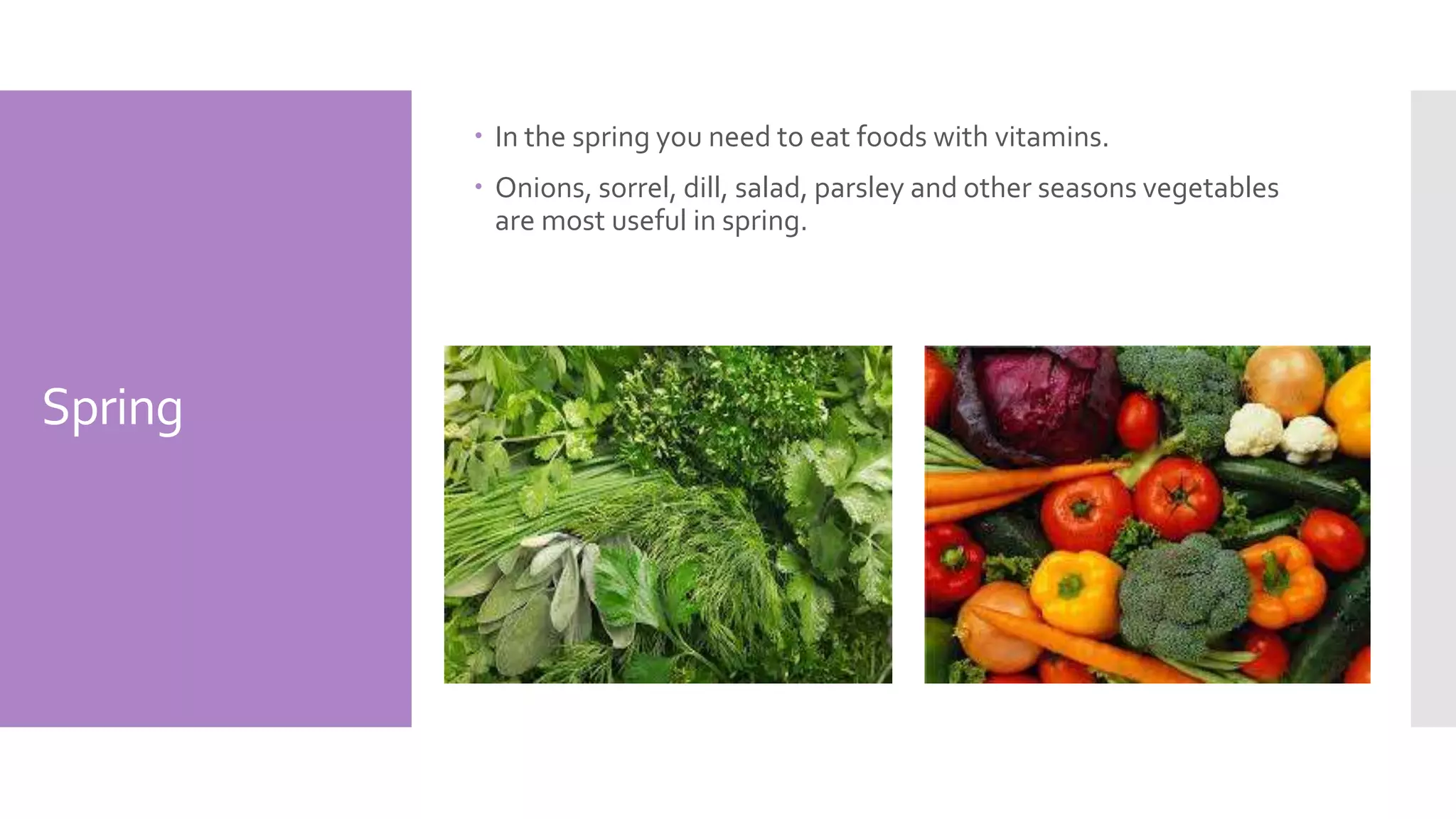Season and food | PPTX
