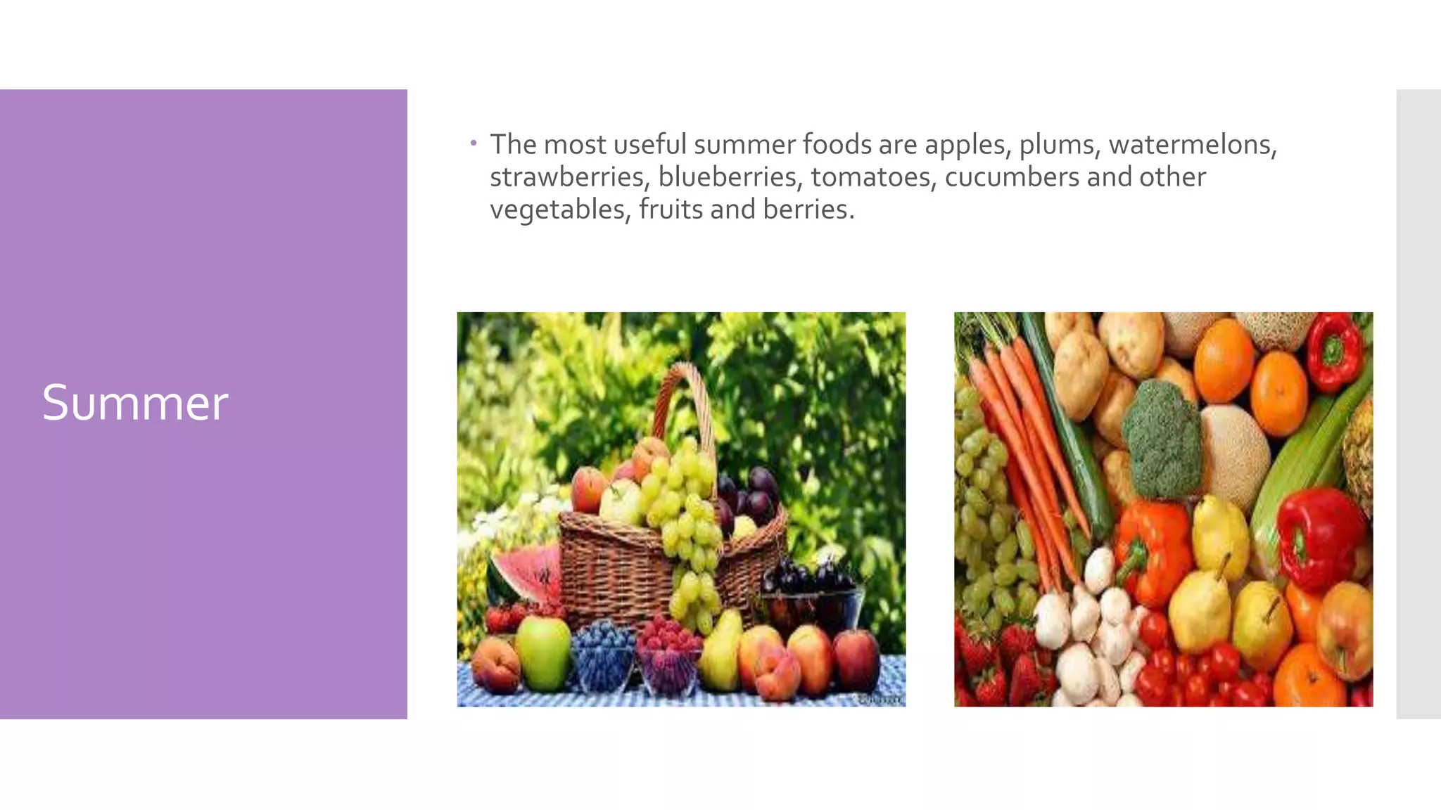Season and food | PPTX