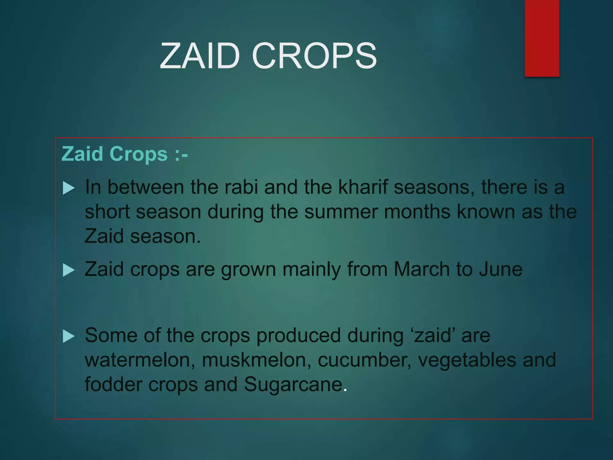 Seasons,Crops and Loo - Class 9 PPT | PPTX
