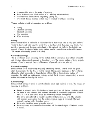 Seasoning of Wood | DOCX