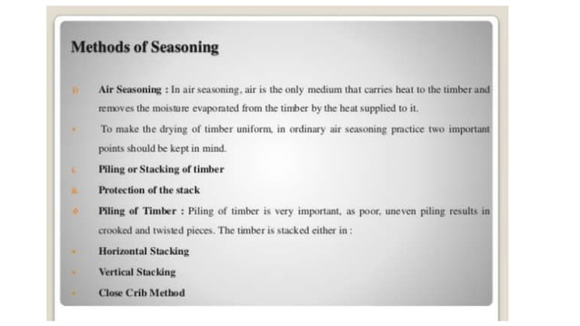 Session 2 on timber technology :SEASONING OF TIMBER.pptx