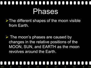 Season, Phases of the Moon, and Tides | PPTX