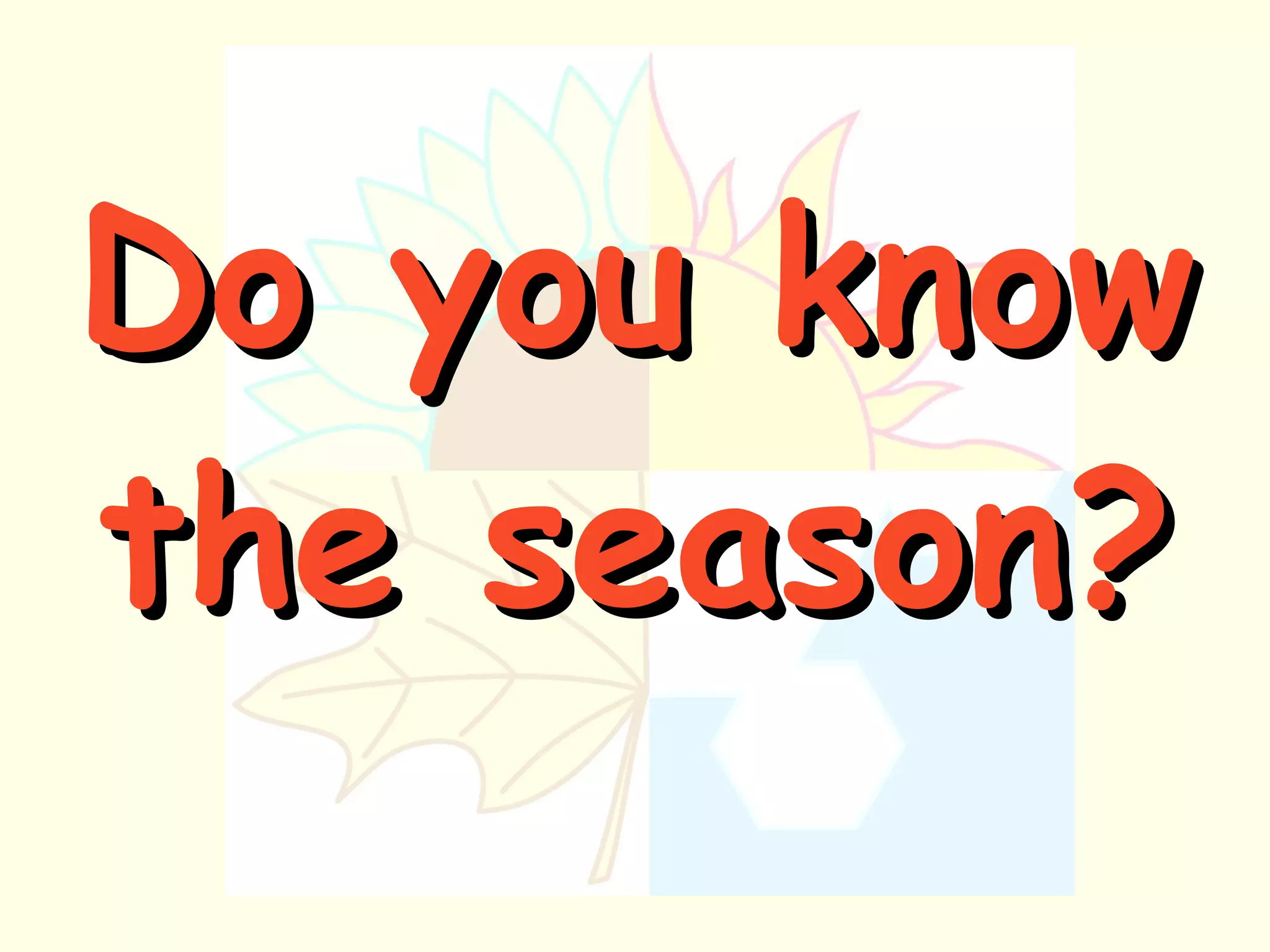 Seasons | PPT