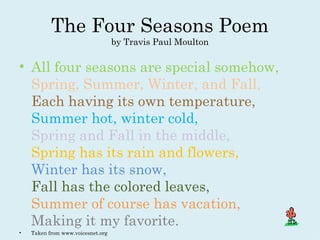 Seasons | PPT