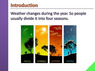Seasons and weather | PDF