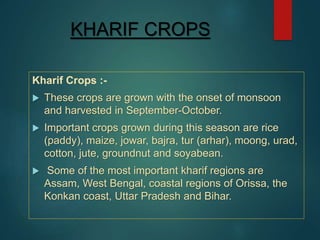 Seasons and Crops - Class 9 PPT | PPTX