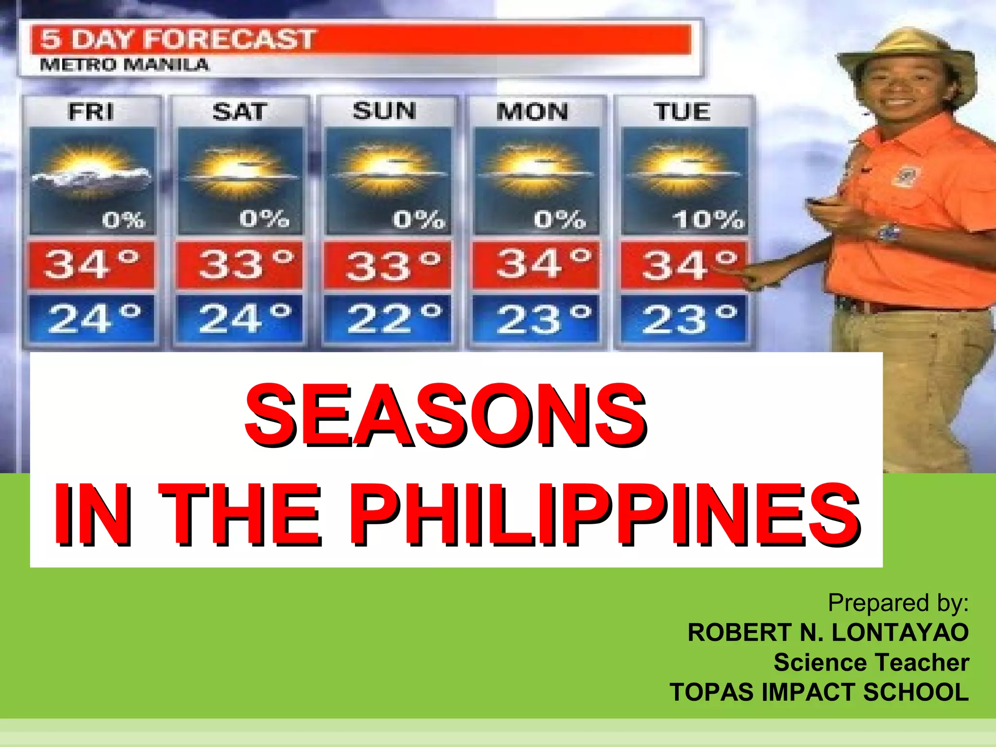Seasons in the Philippines | PPT