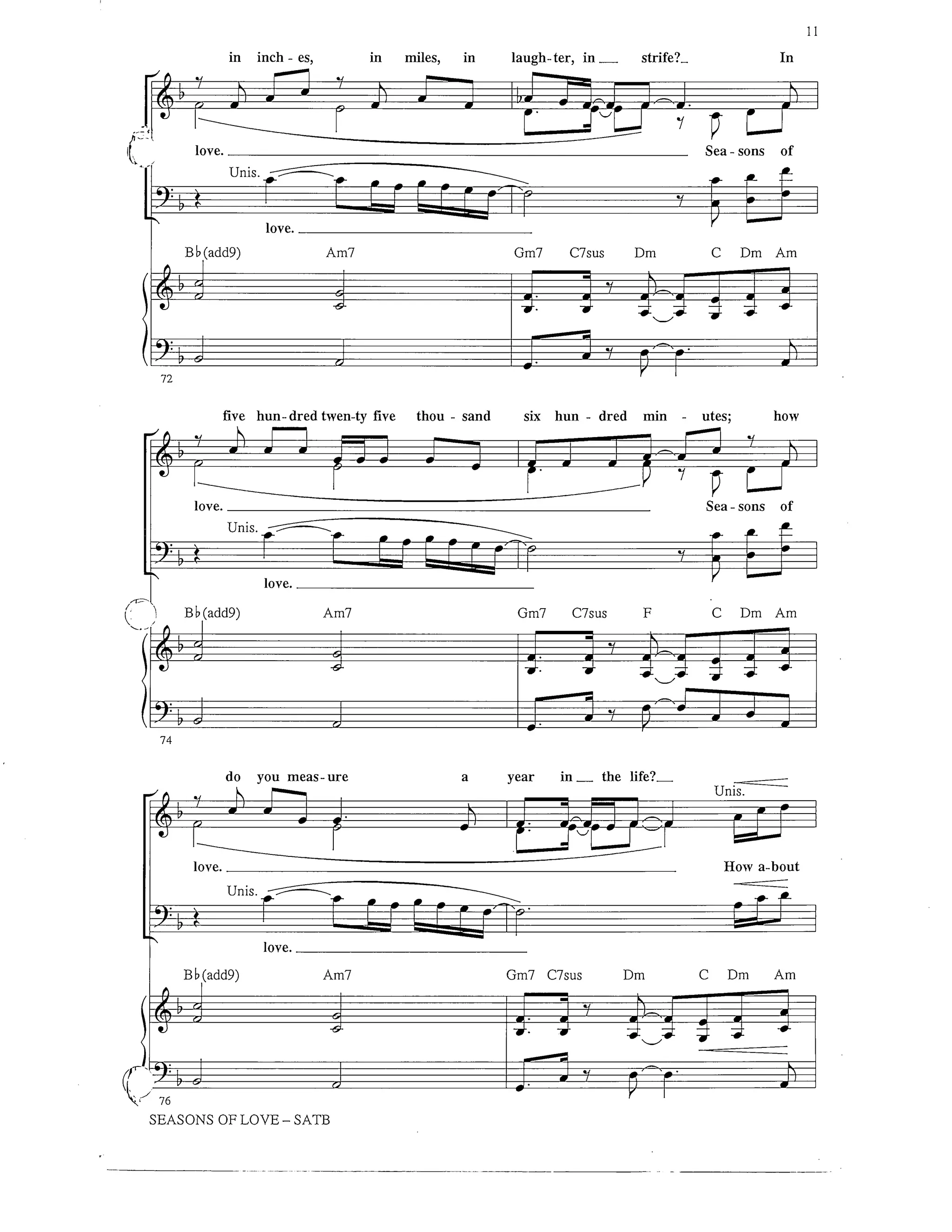 Seasons of Love | PDF