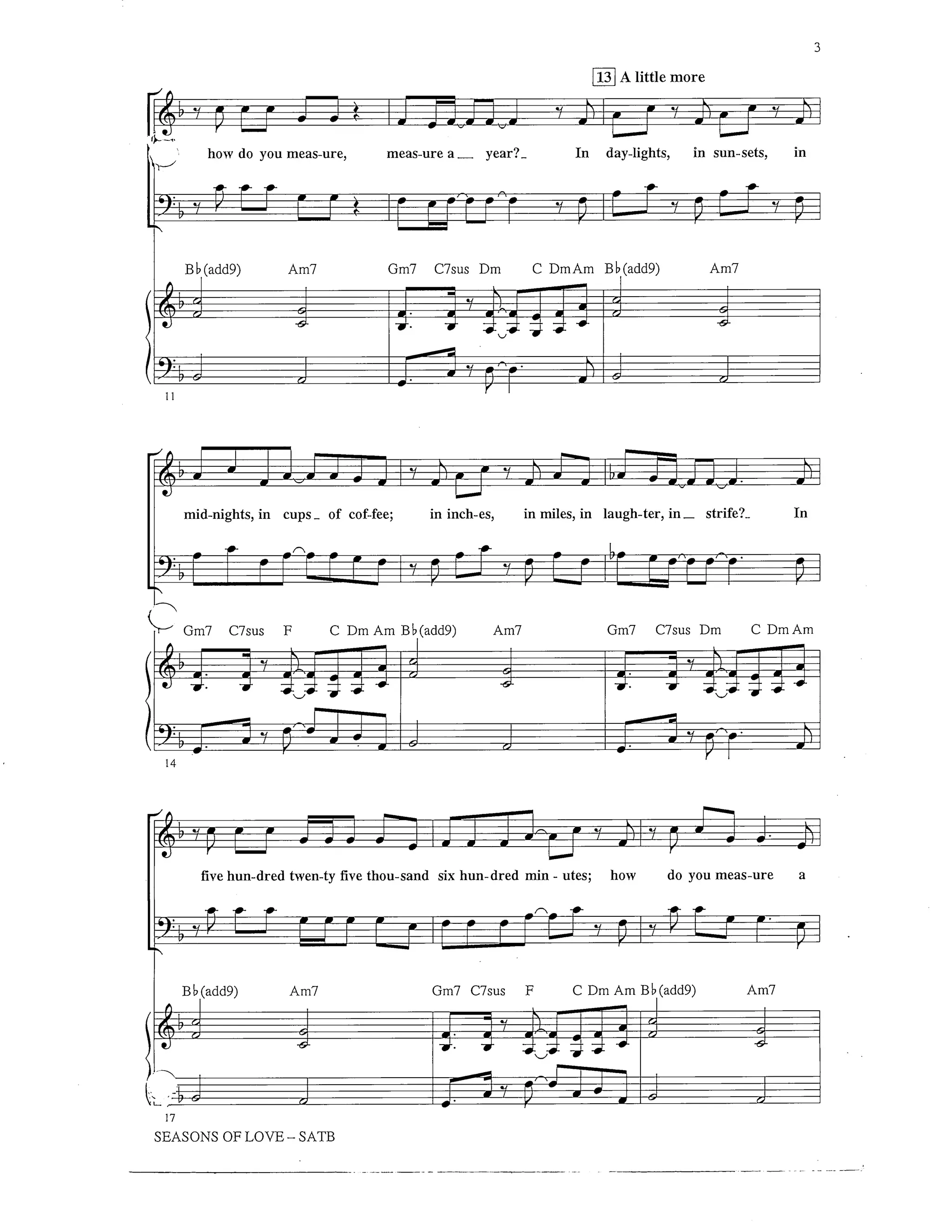 Seasons of Love | PDF