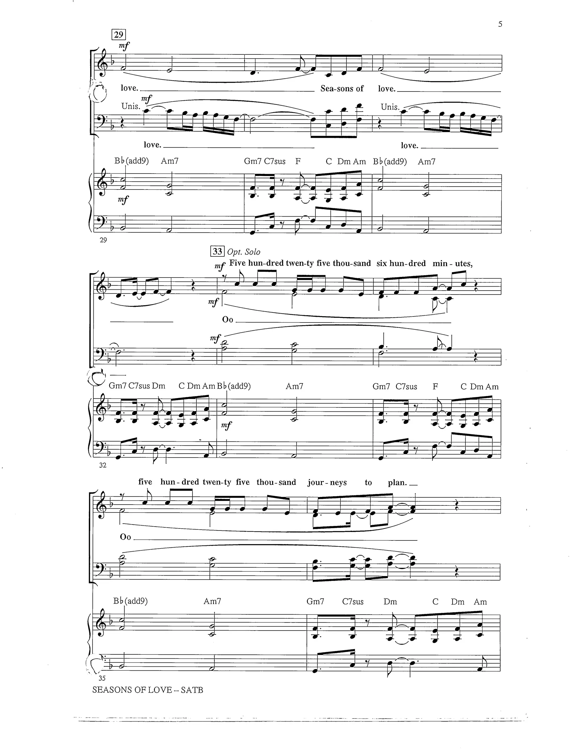 Seasons of Love | PDF
