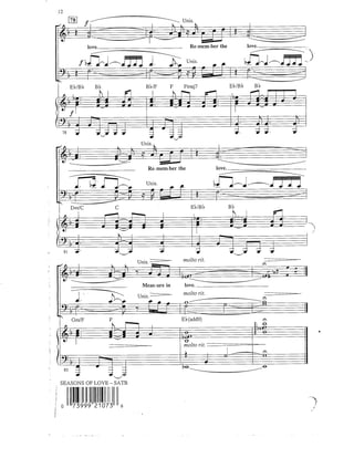 Seasons of Love | PDF