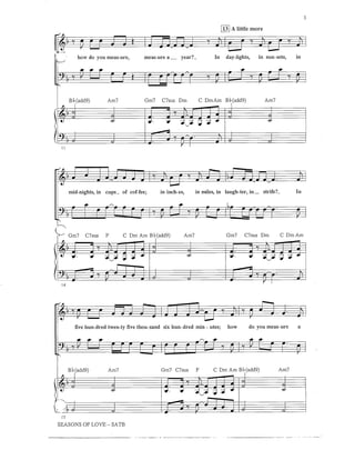 Seasons of Love | PDF