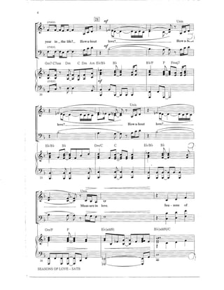 Seasons of Love | PDF