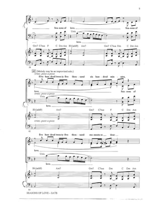 Seasons of Love | PDF