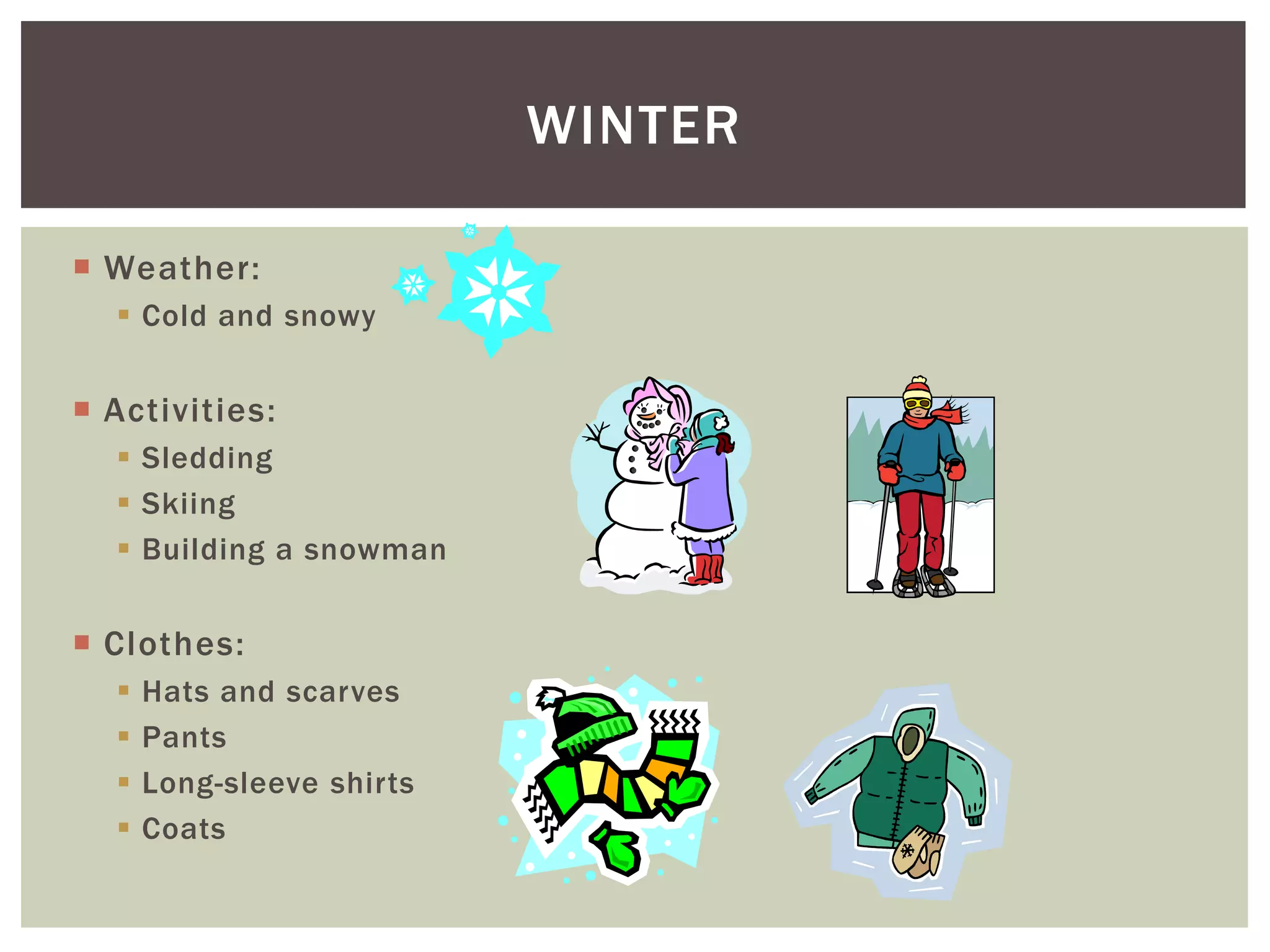 Seasons- Student PowerPoint Example | PPTX