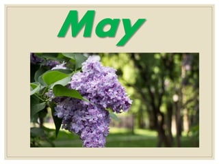 Form 4. Unit 9. Months and seasons | PPTX