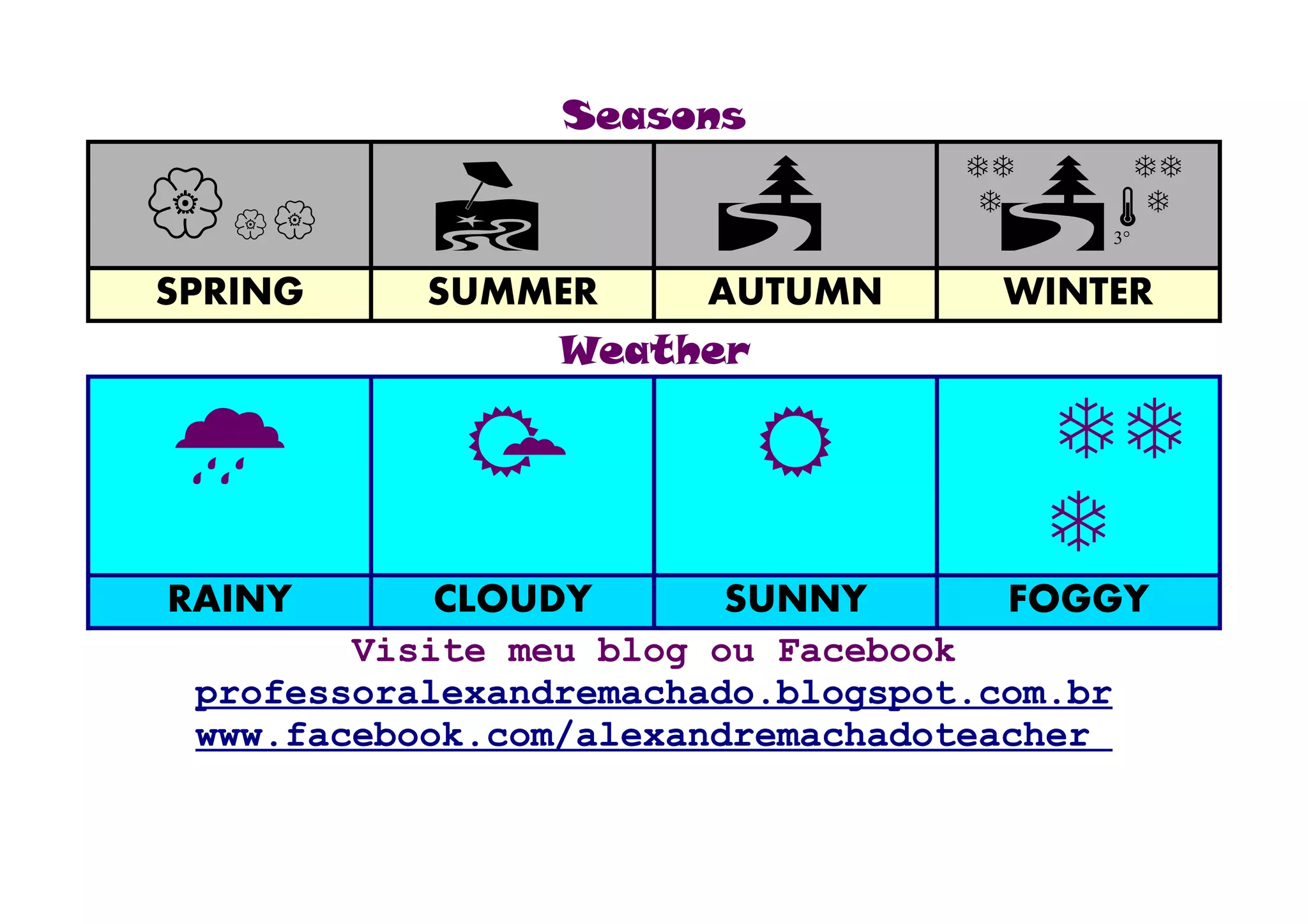 Seasons and weather. | PDF