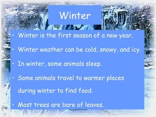 Seasons and Weather | PPT