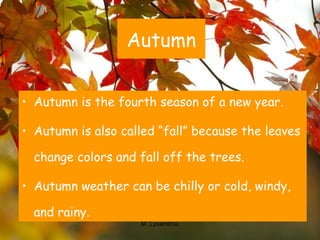 Seasons and Weather | PPT