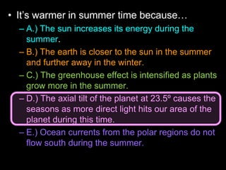 Seasons, Earth, Axial Tilt Lesson PowerPoint | PPTX