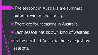Seasons in australia | PPT