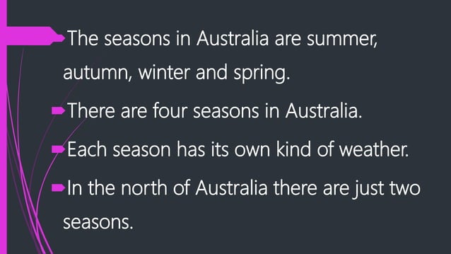Seasons in australia | PPT
