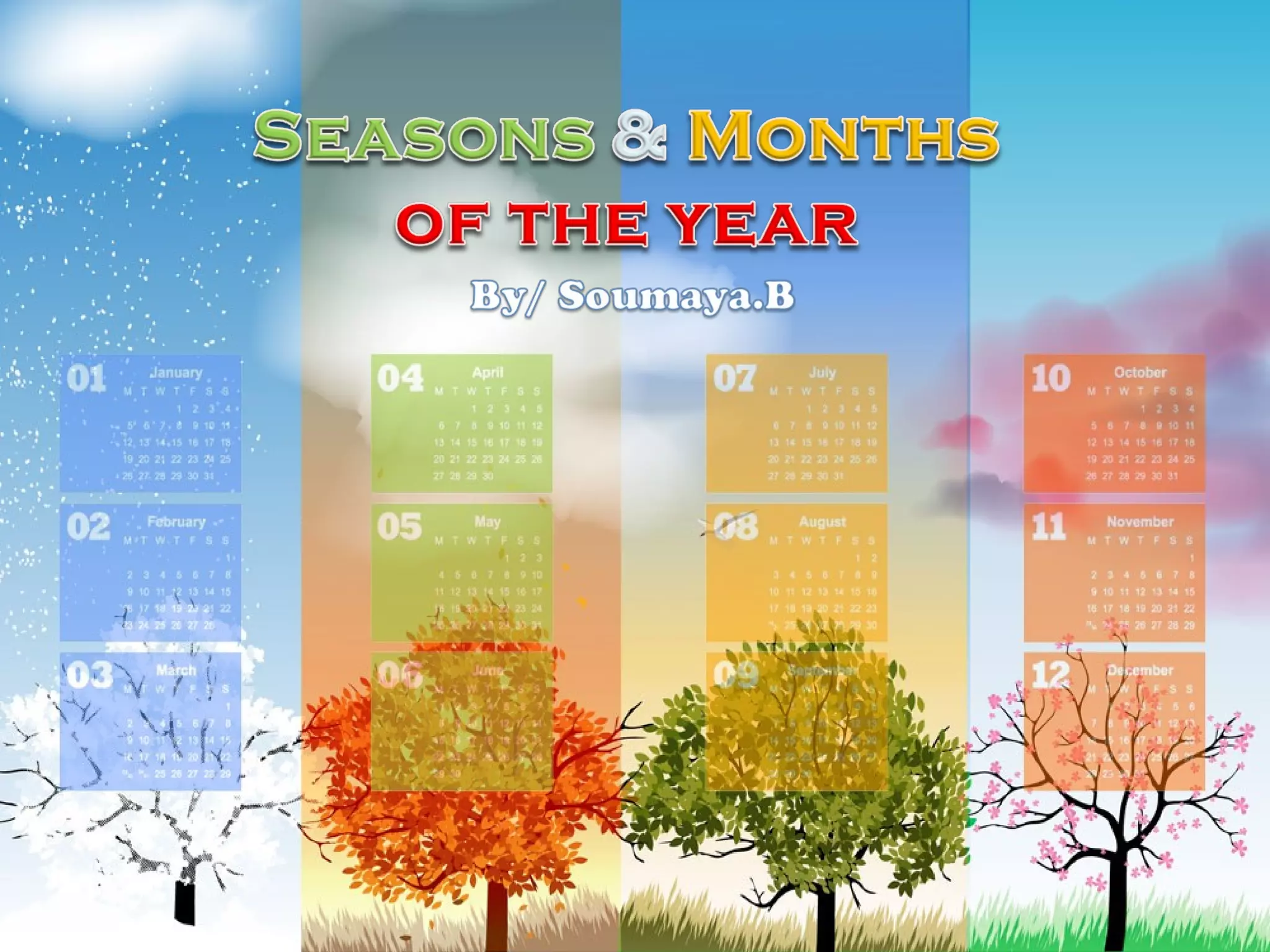 Seasons & months | PPS