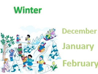 Seasons , months, weather | PPT