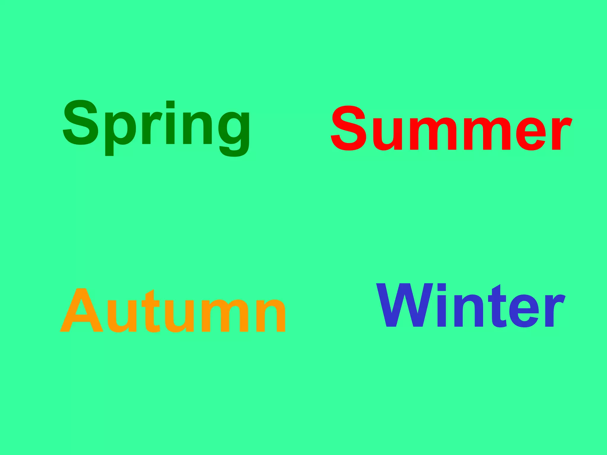 Seasons Of The Year | PPT | Weather | Science