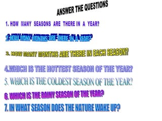 Seasons Of The Year | PPT