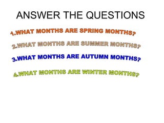 Seasons Of The Year | PPT