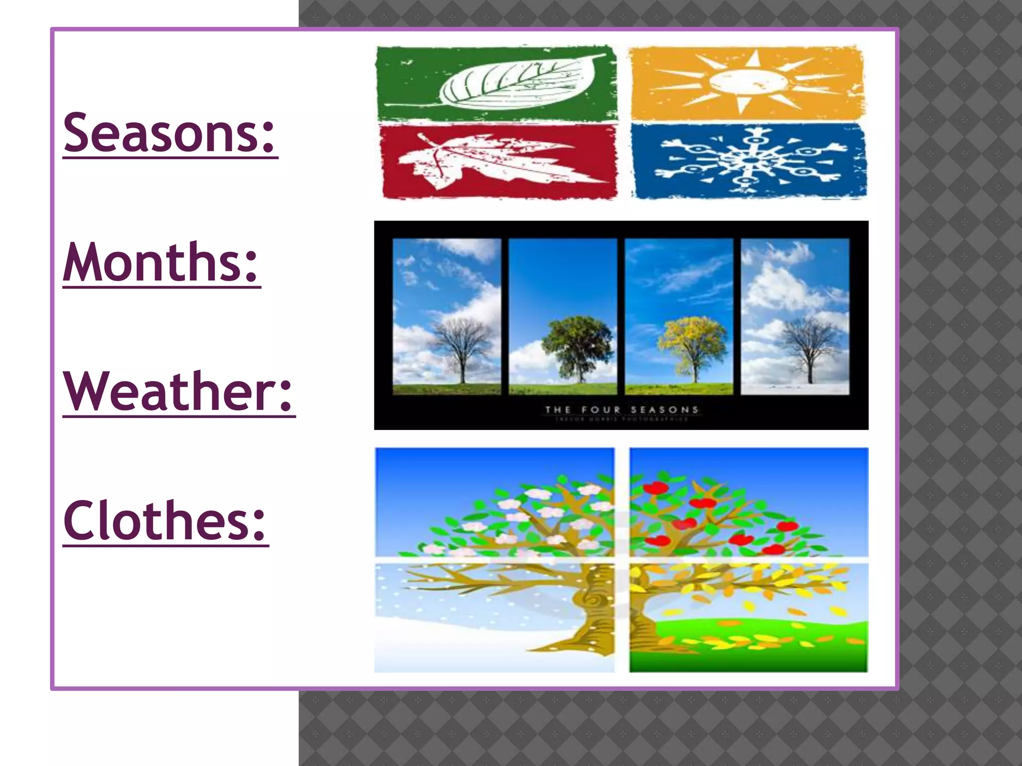 Seasons powerpoint | PPSX