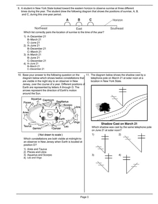 Seasons & sun's Path | PDF