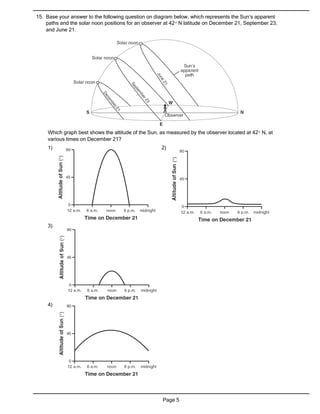 Seasons & sun's Path | PDF