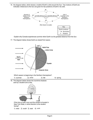 Seasons & sun's Path | PDF