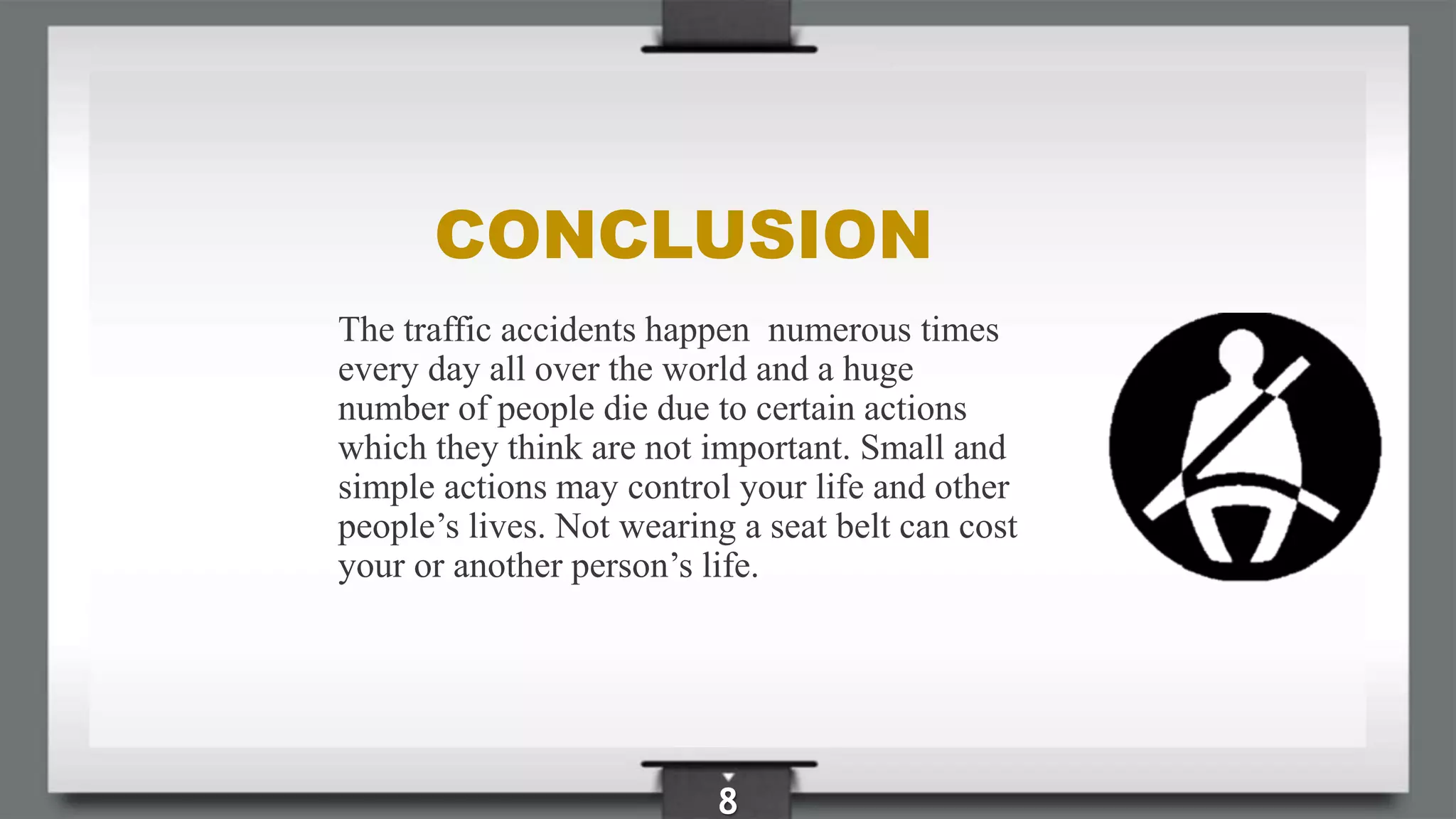 Seat belt presentation | PPTX