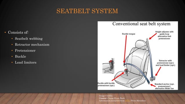 Everything About Seat-belts | PPTX | Auto Safety Technologies | Auto ...