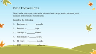 S.E.A Mathematics Reading time and the different types of clocks | PPTX