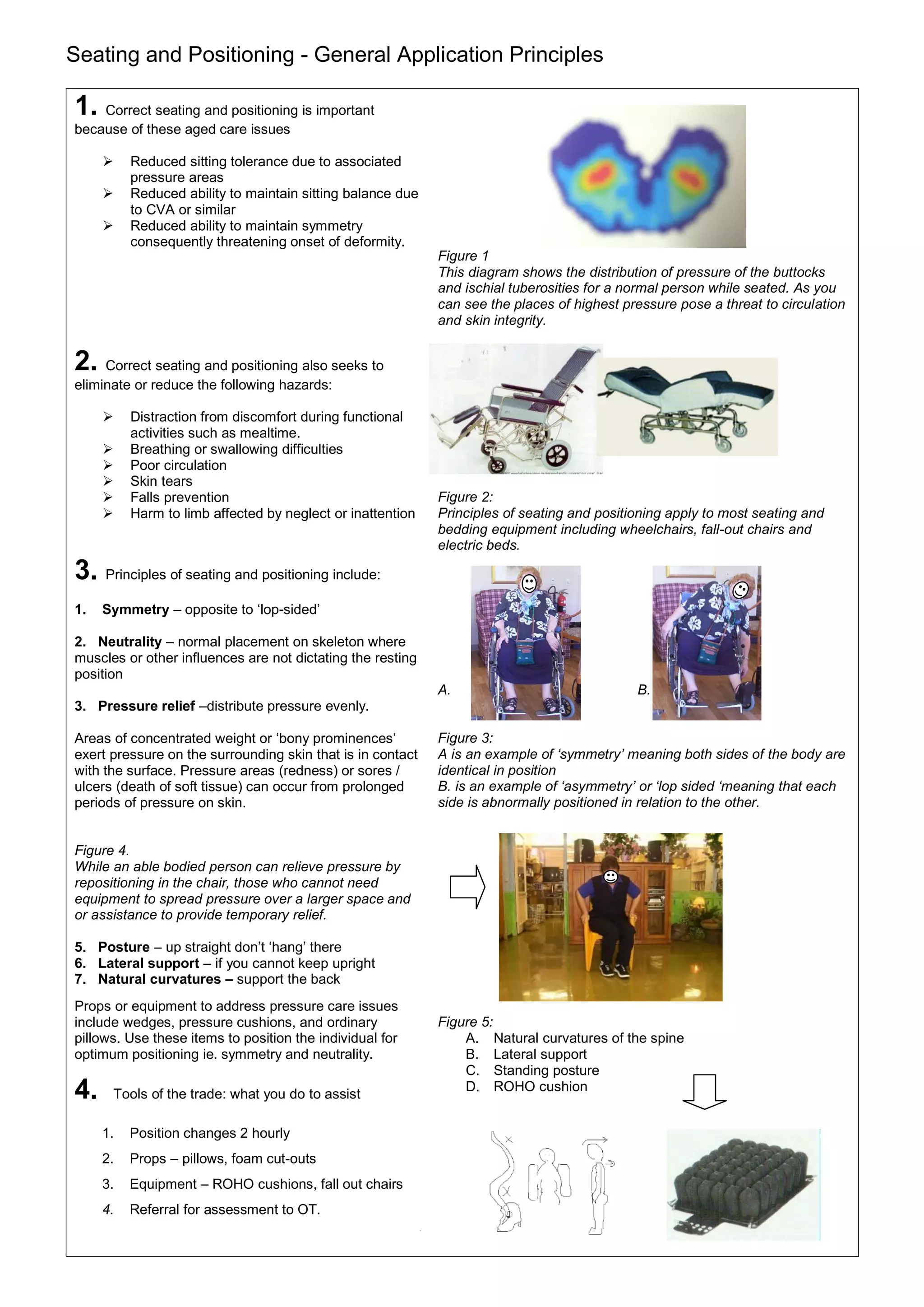 Seating And Positioning General Application Principles 141001 | PDF