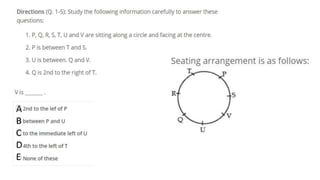 Seating arrangement | PPTX