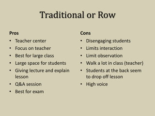 Seating arrangement | PPTX
