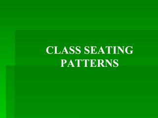 Seating Plan | PPT