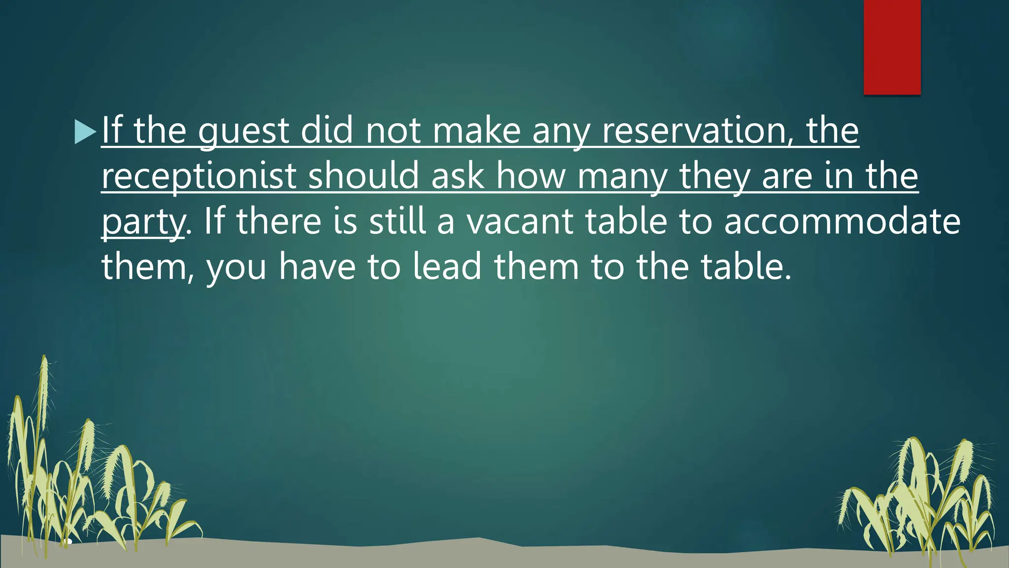 Seating the Guest Module 2 Week 3 & 4.pptx