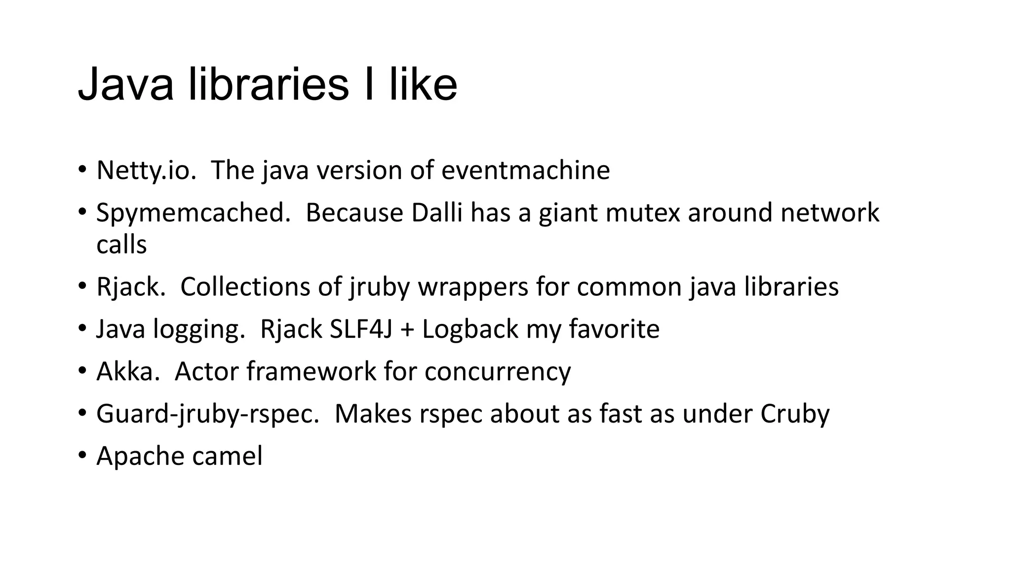 Seattlerb why jruby | PPTX | Programming Languages | Computing