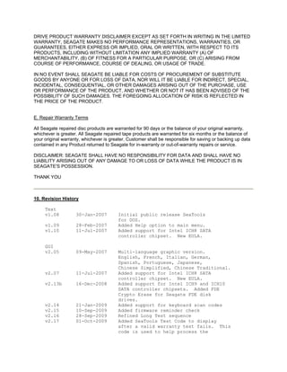 Seatools dos-guide | PDF
