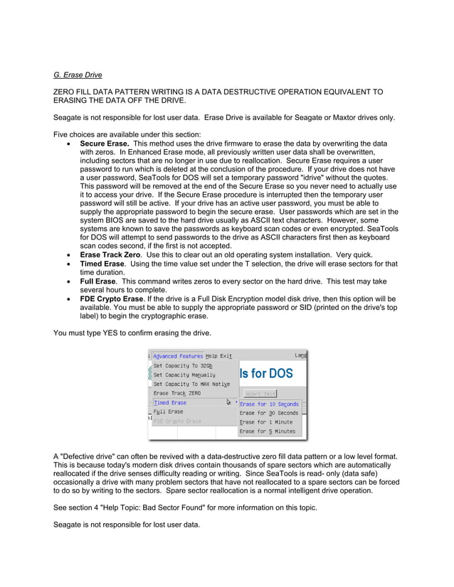 Seatools dos-guide | PDF