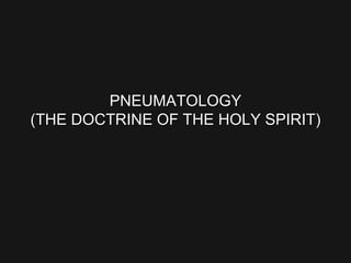 Seats SOM-TOPC-04 Pneumatology | PPTX