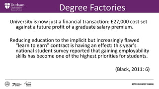 University Colleges: Seats of Learning, Myth or Model? | PPT