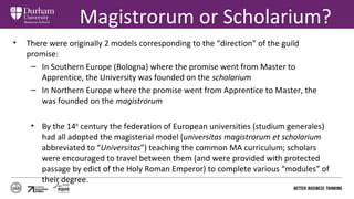 University Colleges: Seats of Learning, Myth or Model? | PPT