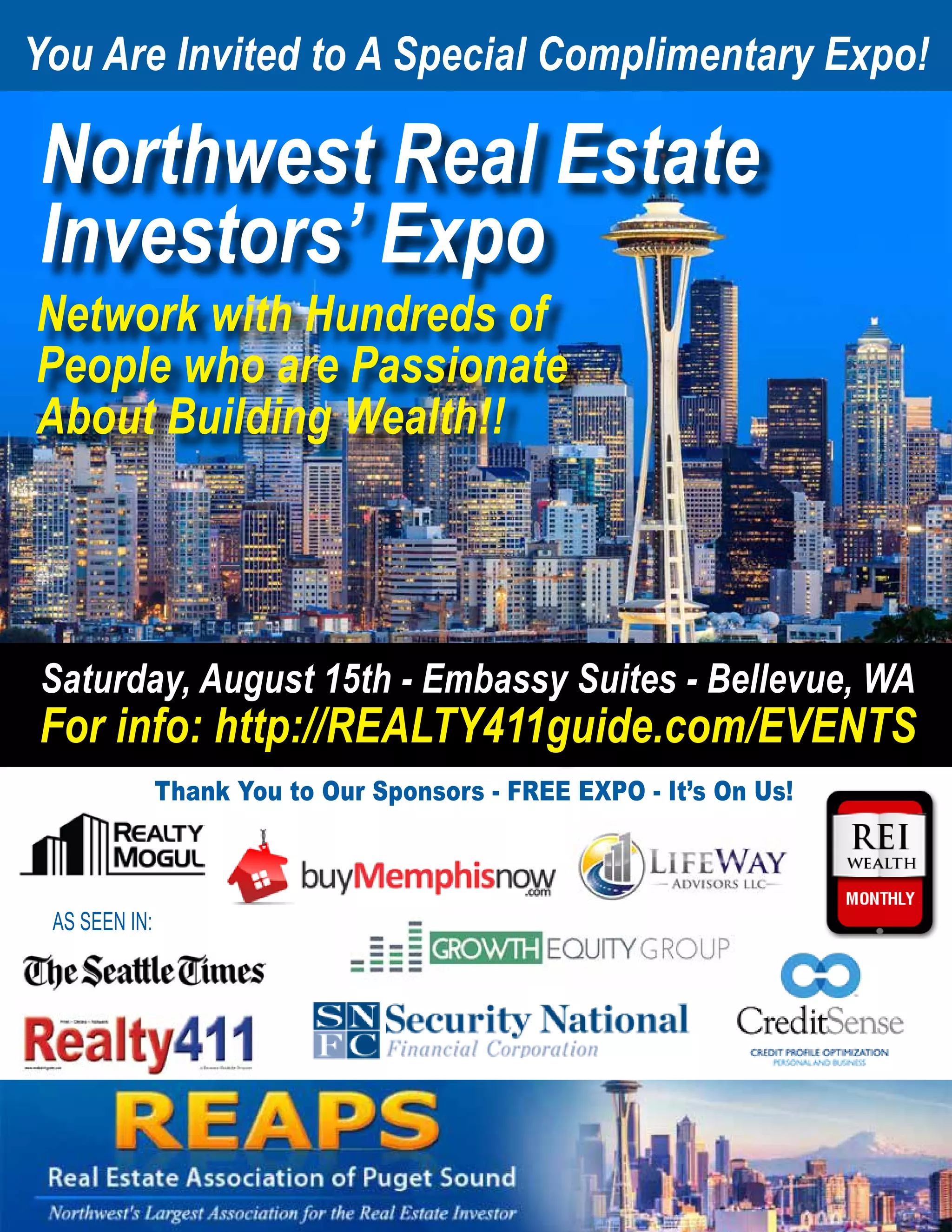 Northwest Real Estate Expo in Beautiful Bellevue, WA | PDF